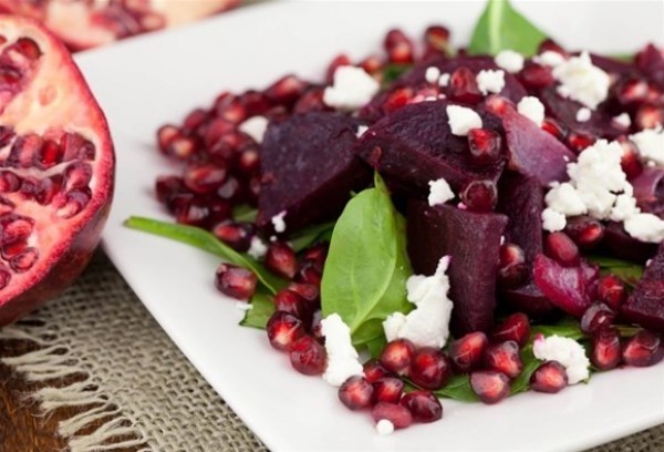 فيديو: سلطة البنجر والرمان