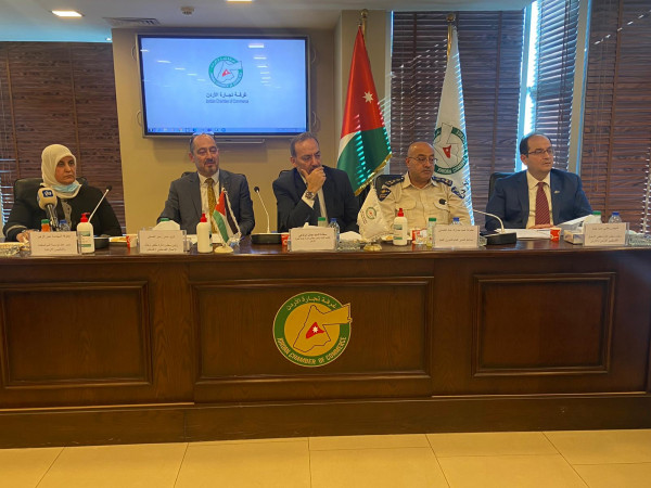 ملتقى رجال الأعمال الفلسطيني يجتمع مع غرفة تجارة الاردن